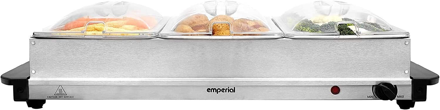 Emperial Food Warmer Buffet Server Hot Plate | Grelly UK