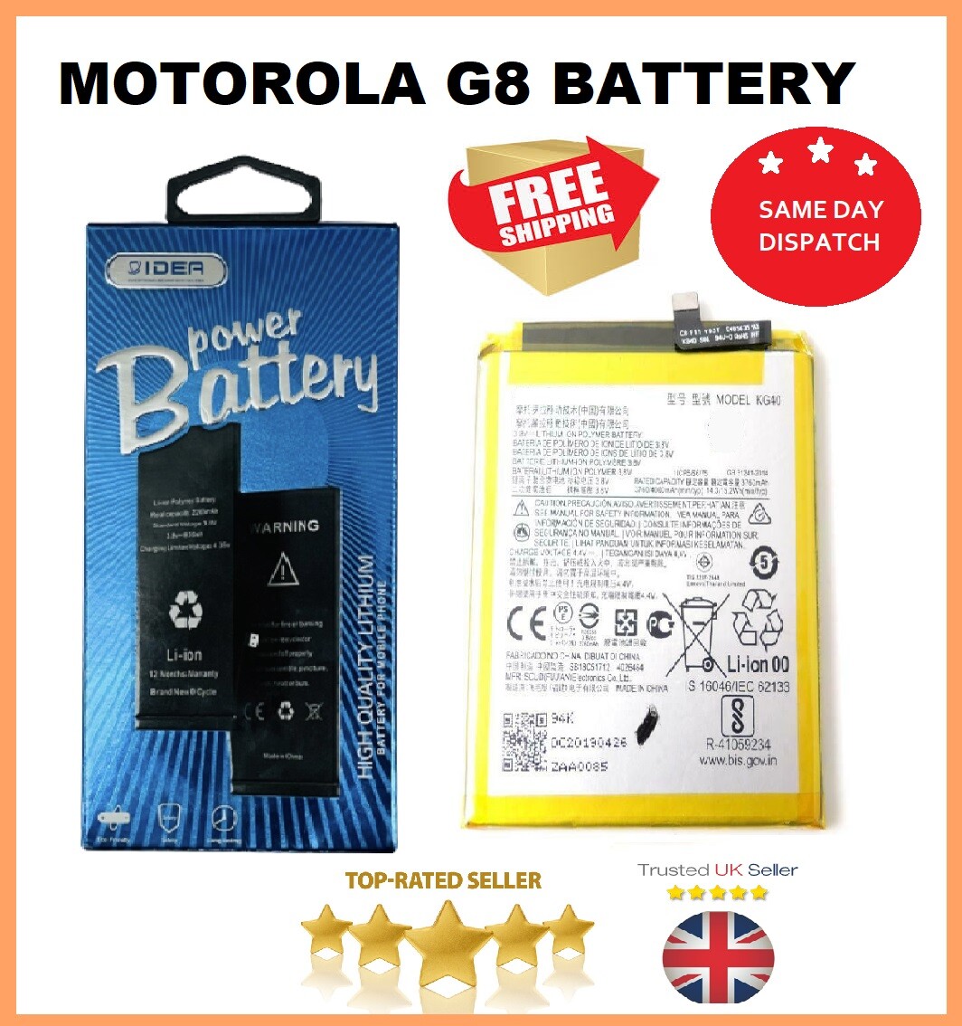 Replacement Motorola Moto G8 KG40 Battery 4000mAh 3.8V | eBay UK