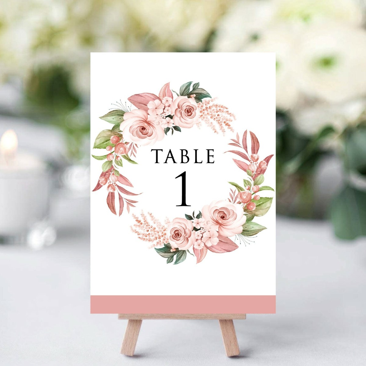 Best font for table numbers wedding | Beachweddingtips.com
