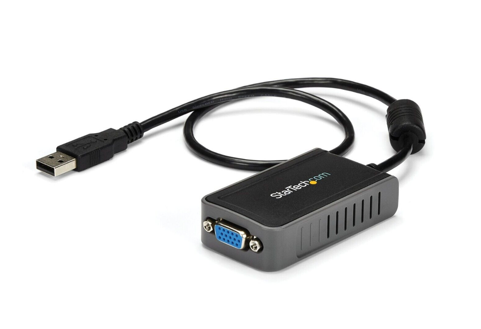 StarTech USB to VGA External Multi-Monitor Video Adapter USB2VGAE2 New ...