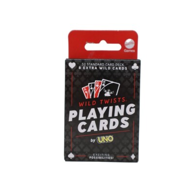 Wild Twists Playing Cards By UNO - 52 Standard Card Deck with 8 Extra ...