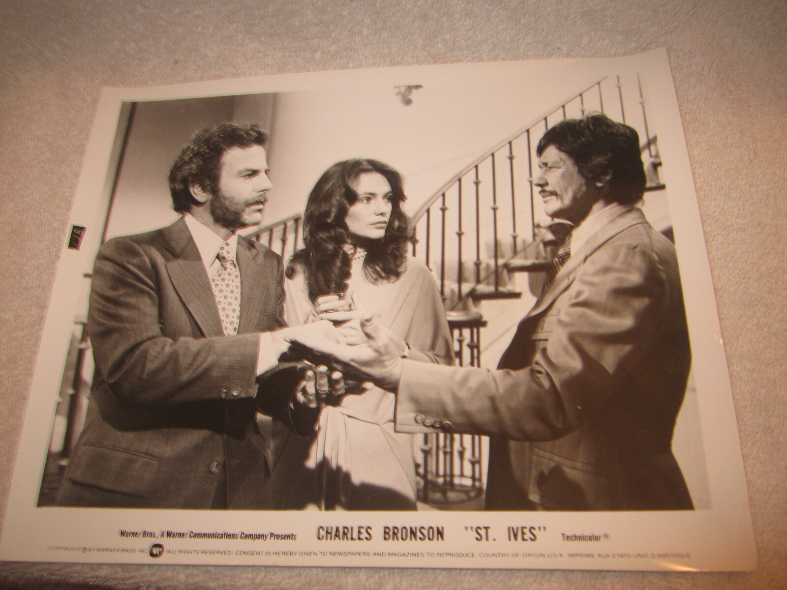 Charles Bronson Jacqueline Bisset "St. Ives" Vintage Movie Stills Lot ...