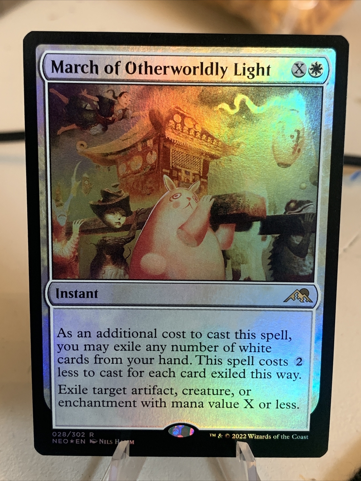March of Otherworldly Light Foil (028) Kamigawa: Neon Dynasty NEO MTG ...