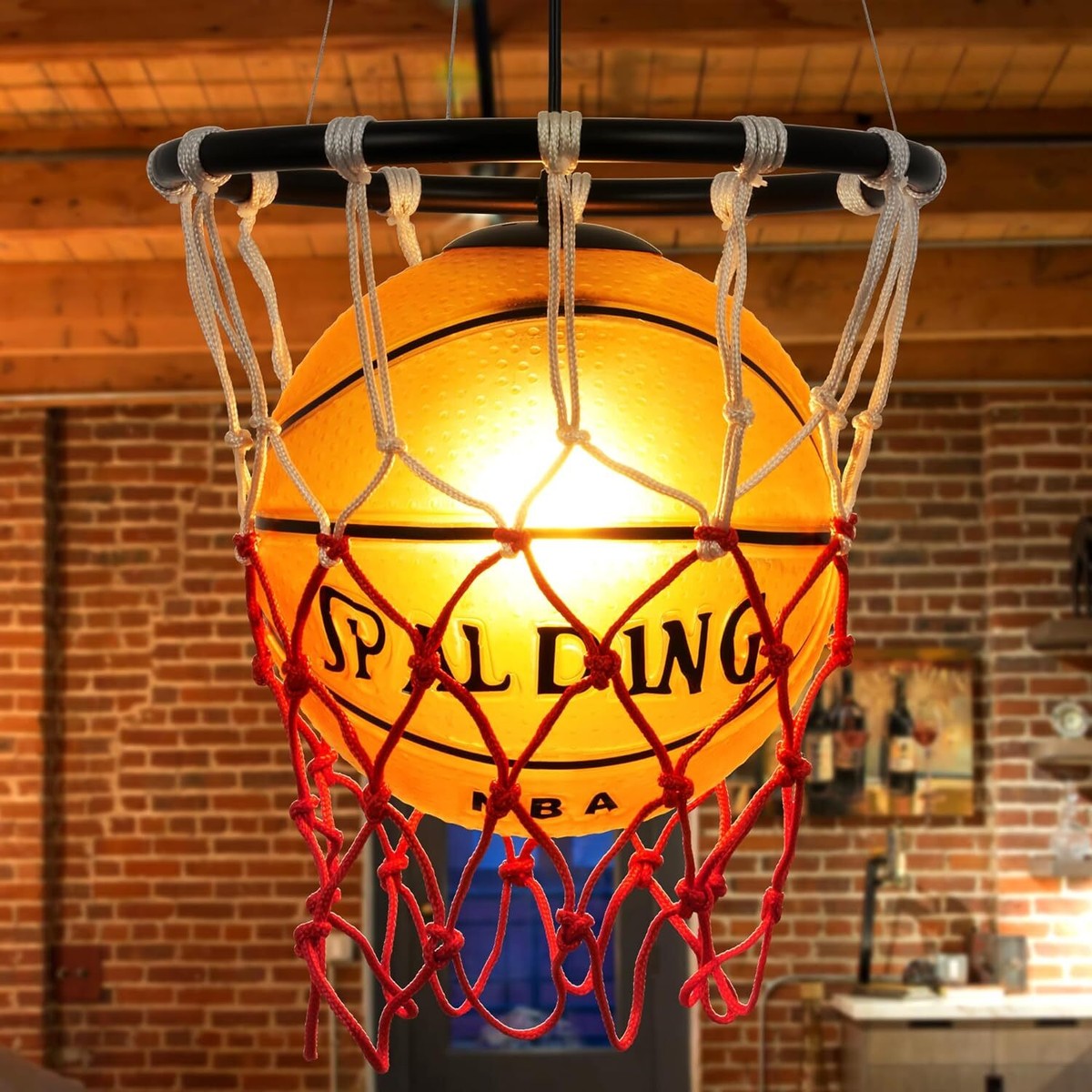 Basketball Mount Ceiling Light Fixtures