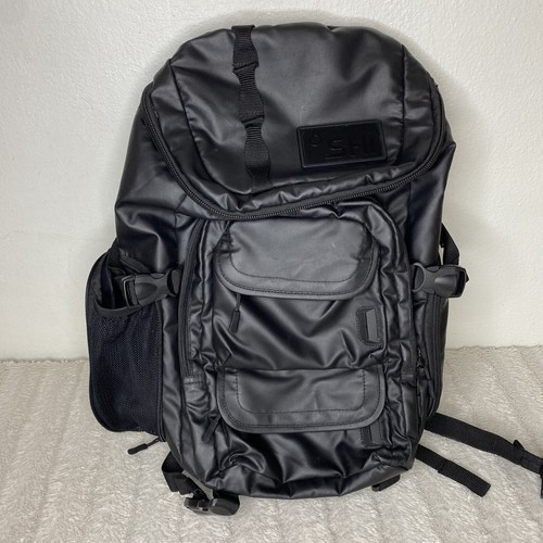 Origaudio Black Backpack With Multiple Pockets Travel *Small Flaw | eBay