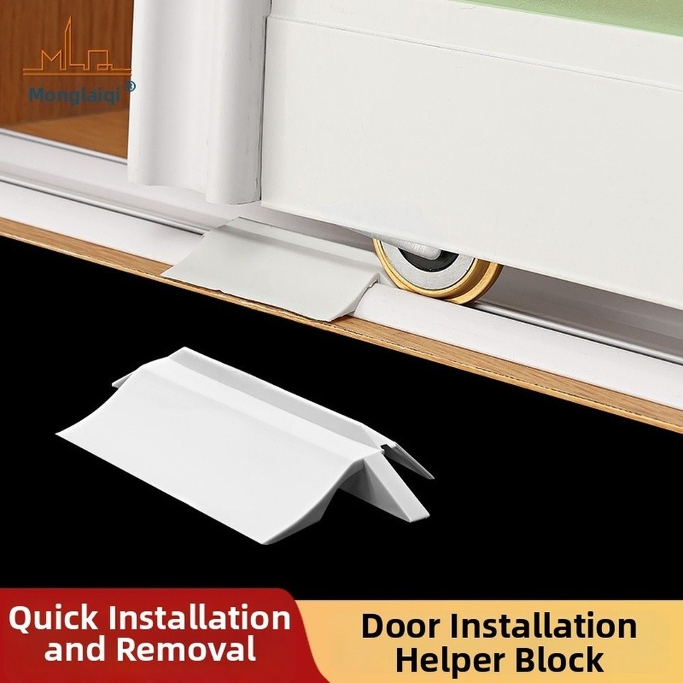 Plastic Mounting Aid for Closet Door Rollers on Groove Style Track ...