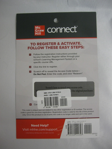 Connect Online Access Code Medical Assisting Review UNUSED McGraw Hill ...