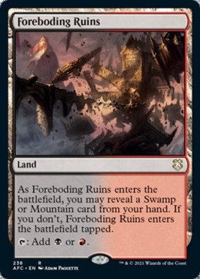 Foreboding Ruins - Light Play MTG Commander 2021 Forgotten Realms | eBay