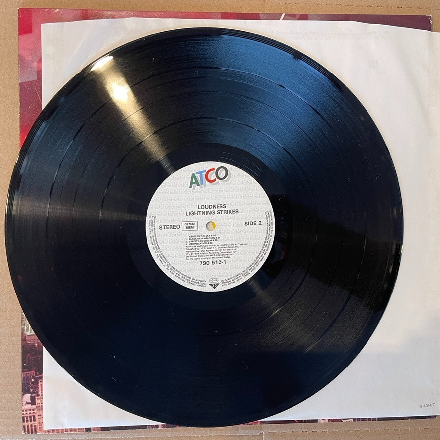 Loudness ‎– Lightning Strikes - ATCO Records ‎790 512-1 - Vinyl | eBay