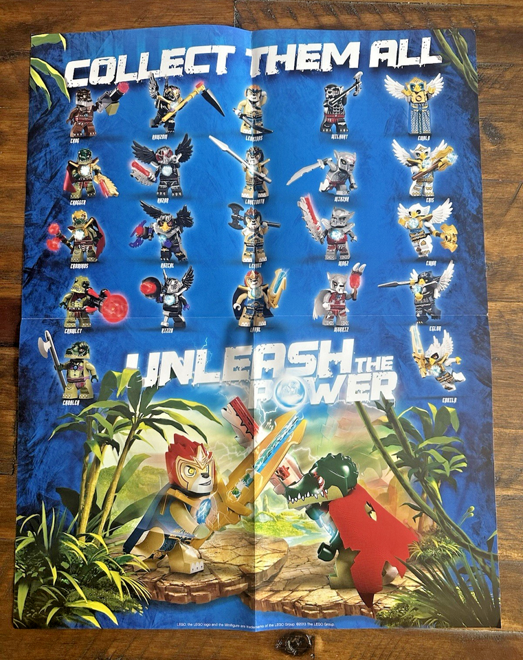 LEGO Legends of Chima ERIS Poster 16 x 20.5" 2013 | eBay
