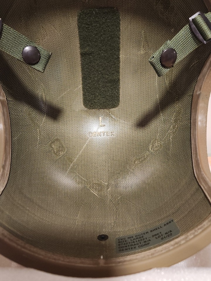 US Military DH132B M9 GENTEX CVC Ballistic High Cut Helmet Ops Core 4D ...