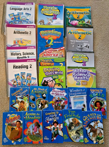 ABEKA Second 2nd Grade Lot Parent Books Student Readers All Subjects | eBay