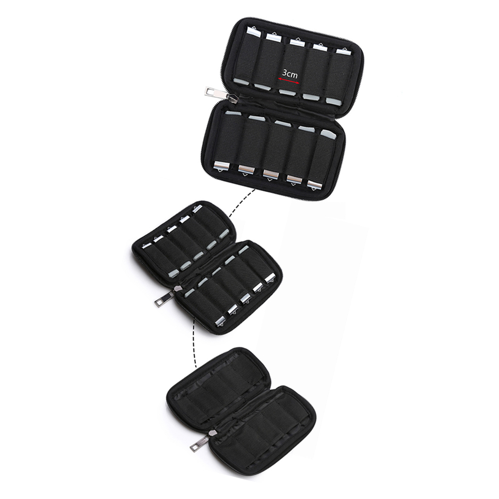 Disk Storage Box Wear-resistant Lightweight Memory Disk Storage Case ...