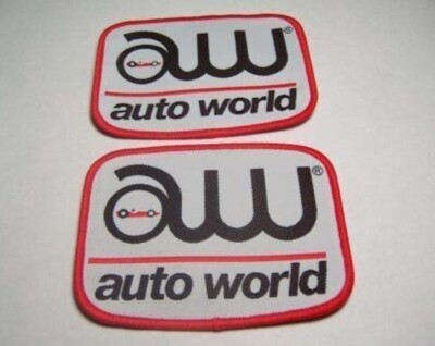 Auto World Logo Lot of 2 Collectible Patches 3.5 x 2.75 Inches | eBay