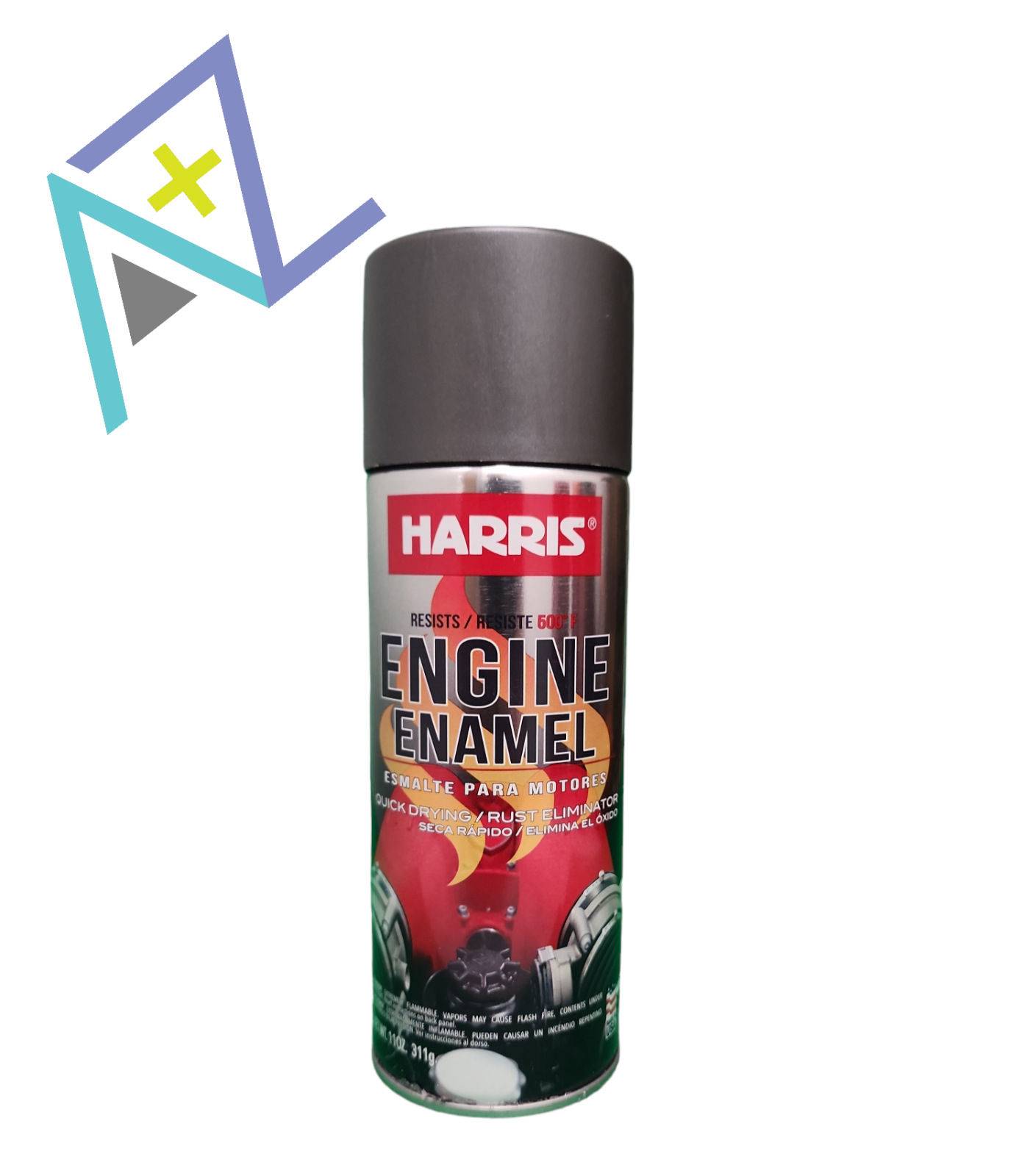 Cast Iron Gray Harris Heat Resistant Engine Enamel Motor Spray Paint 1 ...
