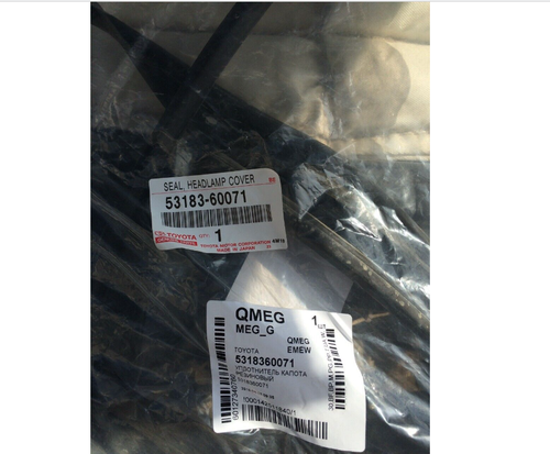 TOYOTA Genuine LAND CRUISER 100 SEAL, HEADLAMP COVER TO HOOD 53183 ...