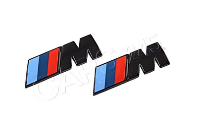Genuine BMW 2pcs M logos side black high-gloss M PERFORMANCE ...