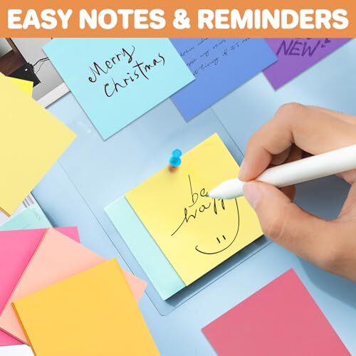 504 Sheets 3x3 Inch Colorful Sticky Notes Self-Stick Note Pads for ...
