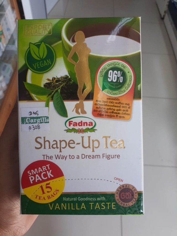 Shape-Up Ceylon Herbal 100% Natural Healthy Weight Loss Slim Body 20 ...