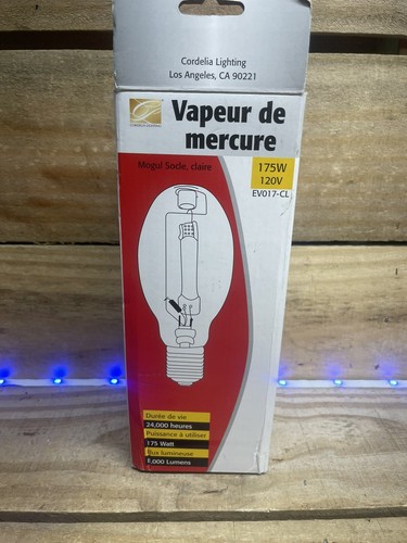 175W 120V Mercury Vapor Light Bulb Lamp Mogul Base 8000 Lumens | eBay