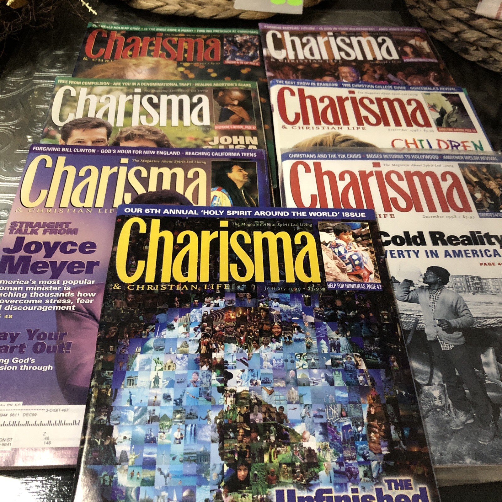 Charisma Magazine Lot Of 7 (Dec-1997, April July Sep Nov & Dec 1998 ...
