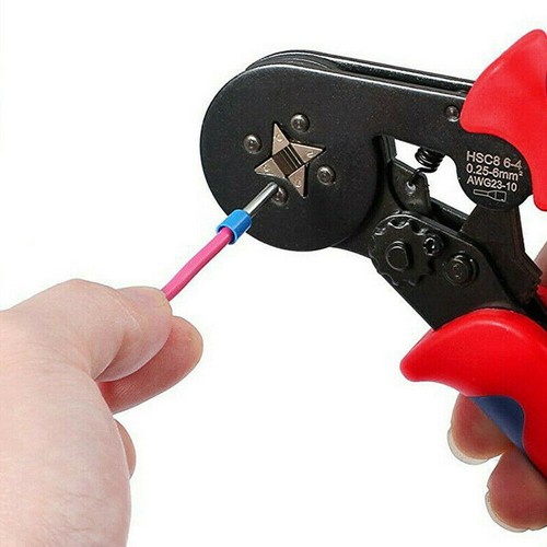 1250 Pack 0.25-10mm² Bootlace Ferrule Crimper Kit Cord End Ratchet ...