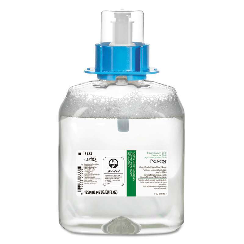 GREEN CERTIFIED FOAM HAND CLEANER, FRAGRANCE-FREE, 1,250 ML REFILL, 4 ...