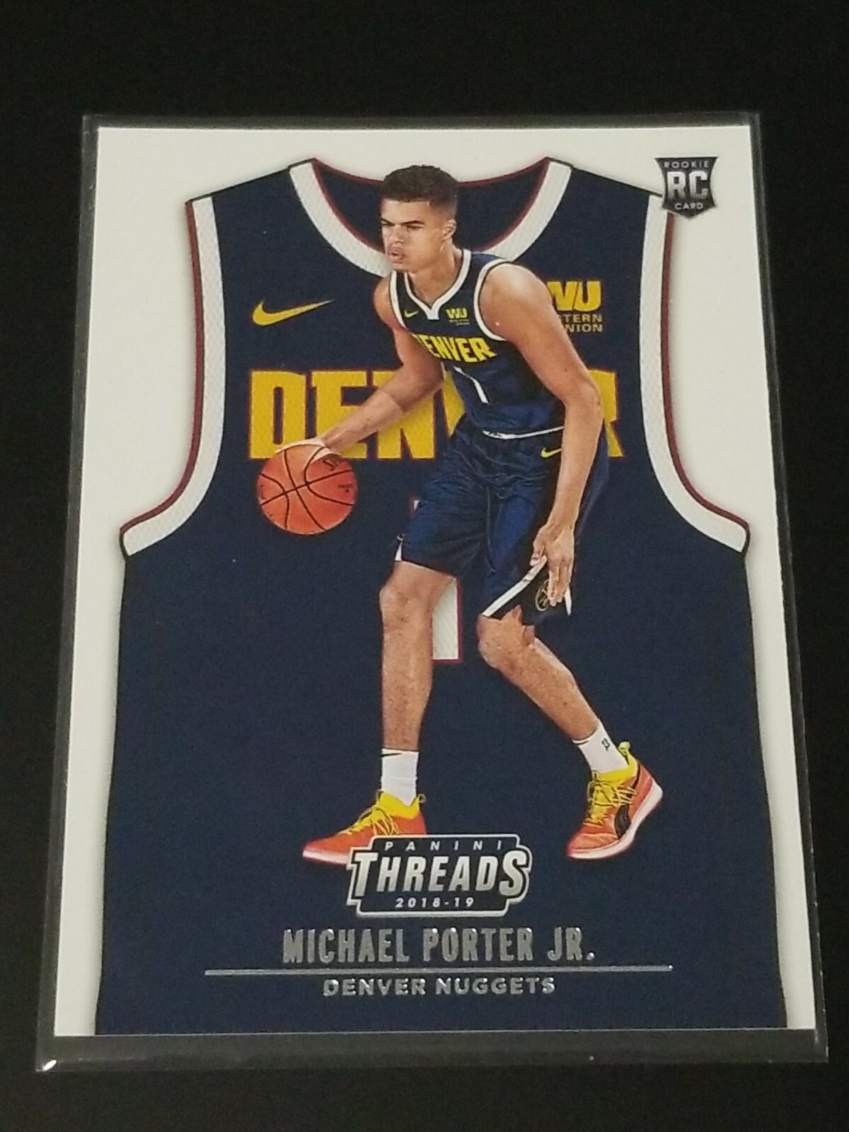 2018-19 Panini Threads - Rookies Icon Jersey #152 Michael Porter Jr ...