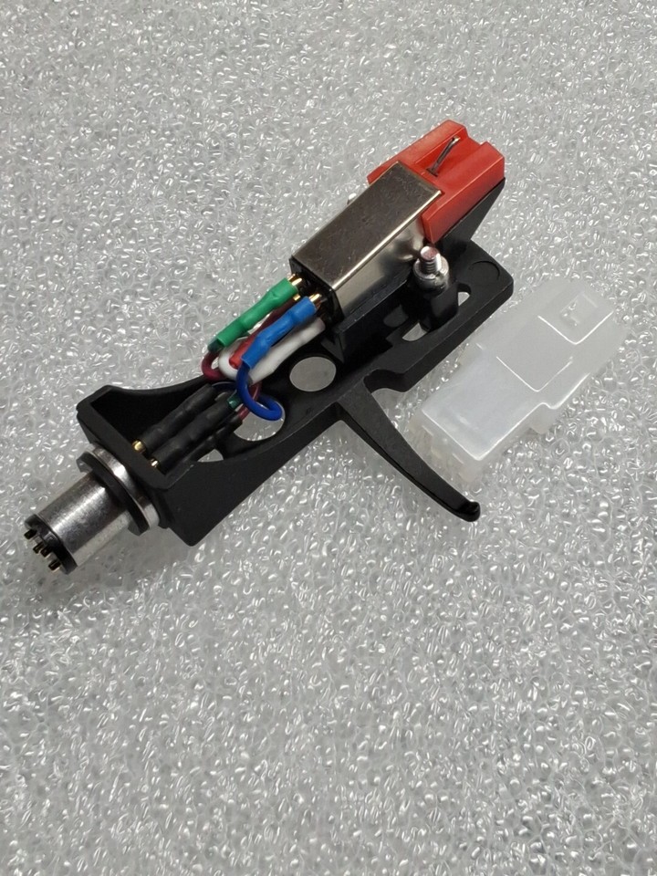 TECHNICS STYLE BLACK Headshell Cartridge COMBO with new Diamond Stylus ...