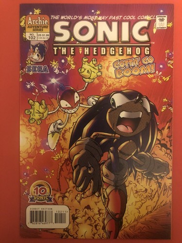 Sonic the Hedgehog issue #102 (2001, Archie Adventure Comics) NM low ...