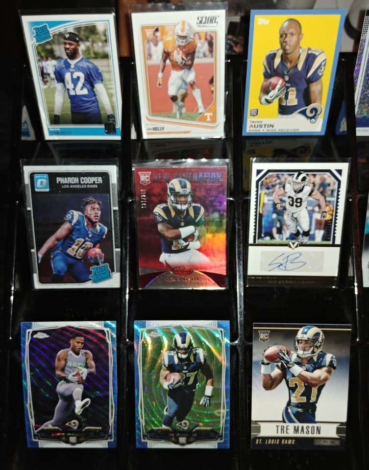Rams auto RC serial #d rookie card lot Sam Rogers Janoris Jenkins Tavon ...