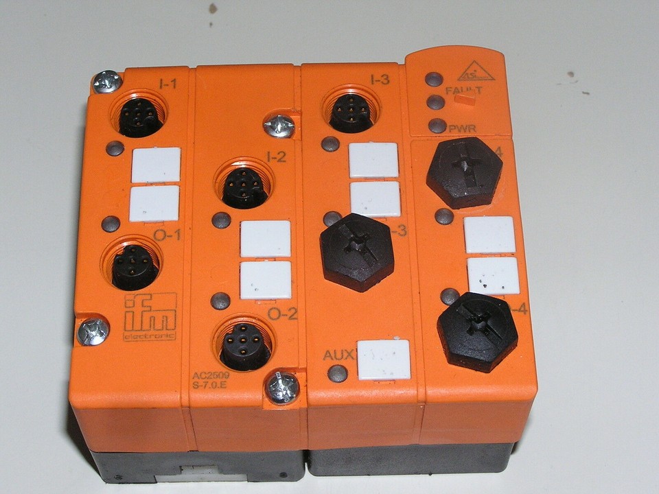 IFM AC2509 AS-i ClassicLine M12 4DI 4DO IP67 Module used excellent ...