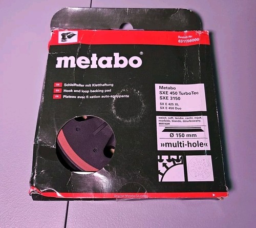 Metabo 631156000 Backing Pad SXE450 Sander 4007430441508| eBay