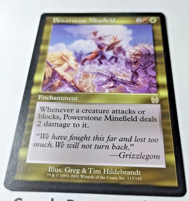 MTG Powerstone Minefield Apocalypse 115/143 Regular Rare for sale ...