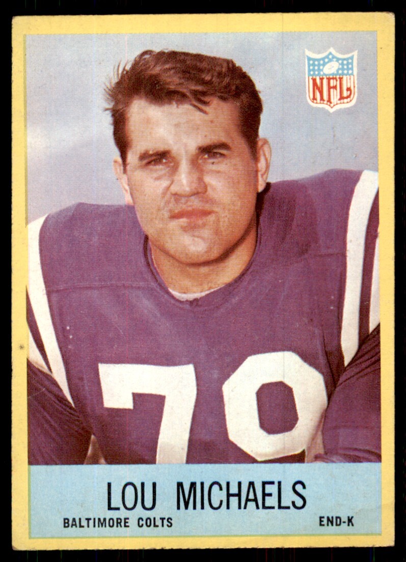 1967 Philadelphia Lou Michaels b Baltimore Colts #22 | eBay