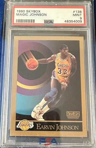 1990 Sky Box Magic Johnson- PSA Mint 9, Lakers | eBay
