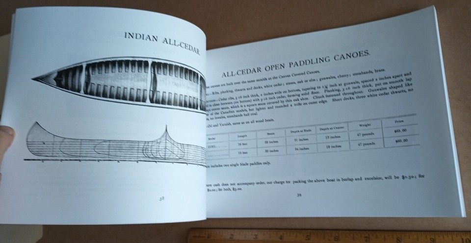 J H Rushton (1907) Row Boats Canoes CATALOG Cedar Canvas Wood Sailboats ...