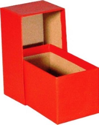 NEW Red Cardboard Slab Coin Capsules Storage Box | eBay