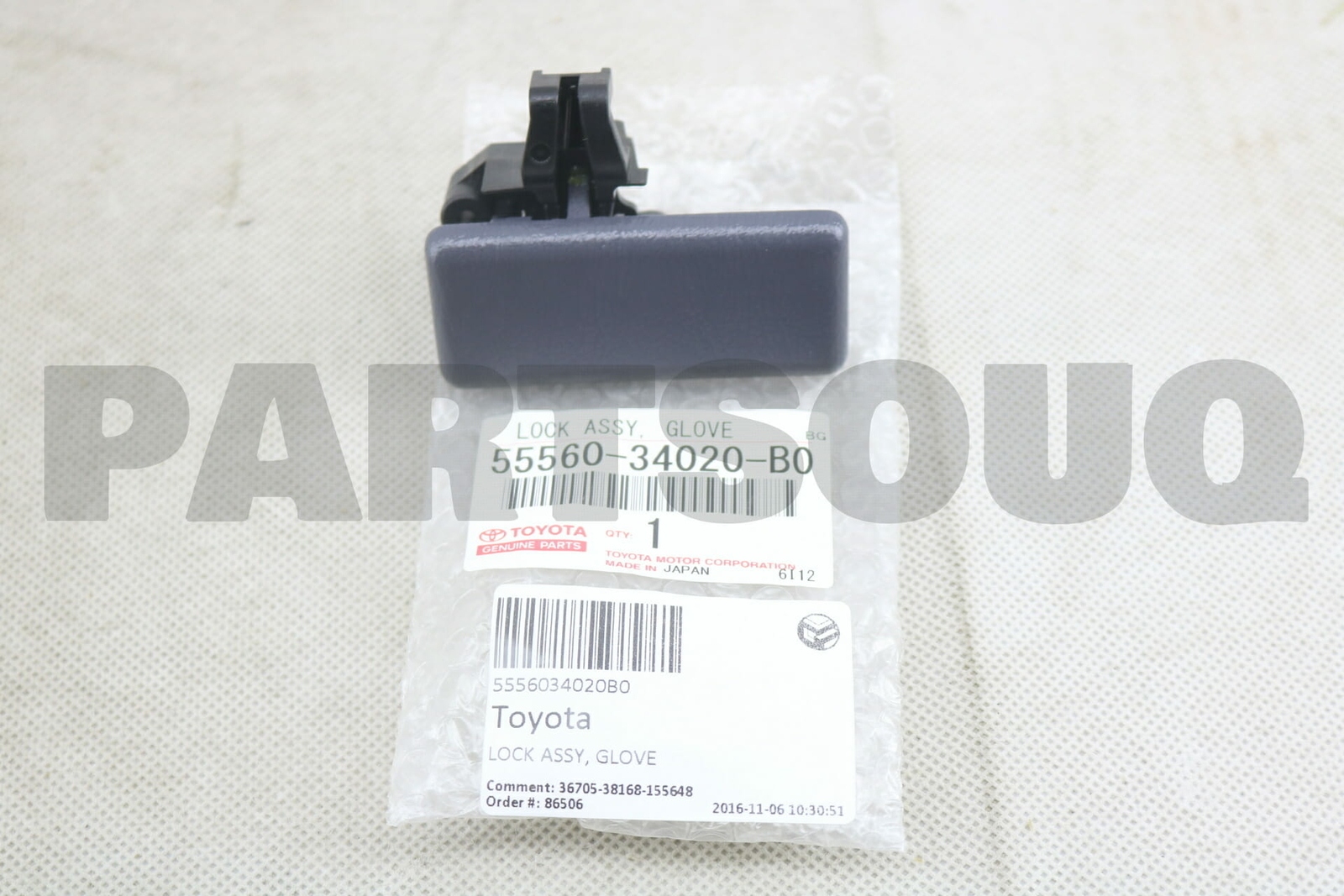 5556034020B0 Genuine Toyota LOCK ASSY, GLOVE COMPARTMENT DOOR 55560 ...