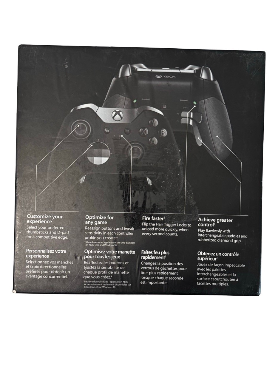 Microsoft Xbox Elite Wireless Controller - Black (HM3-00001) for sale ...