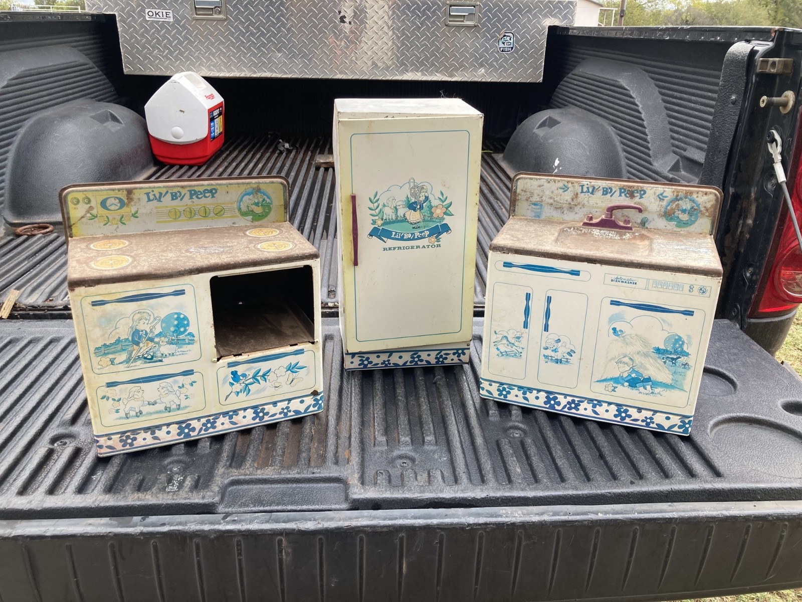 Vintage Wolverine Lil' Bo Peep Metal Toy Kitchen Set | eBay