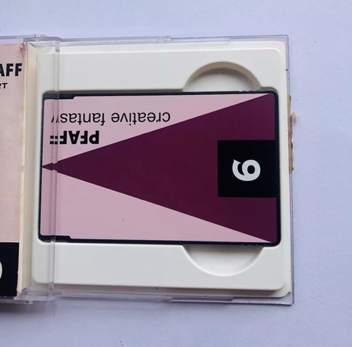 PFAFF Creative Fantasy #9 Embroidery Card Golf Football Baseball & More ...