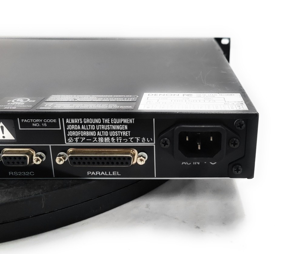 Denon Professional 1U Rack Mount Solid State USB Recorder DN-F650R MP3 320 kbps | eBay