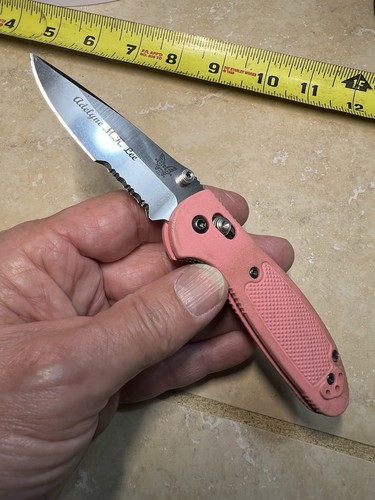 Discontinued Benchmade 556 Mini Griptilian S30V Mel Pardue Knife,Combo ...