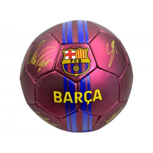 FC Barcelona Metallic Finish Signature Soccer Ball (BS2065) | eBay