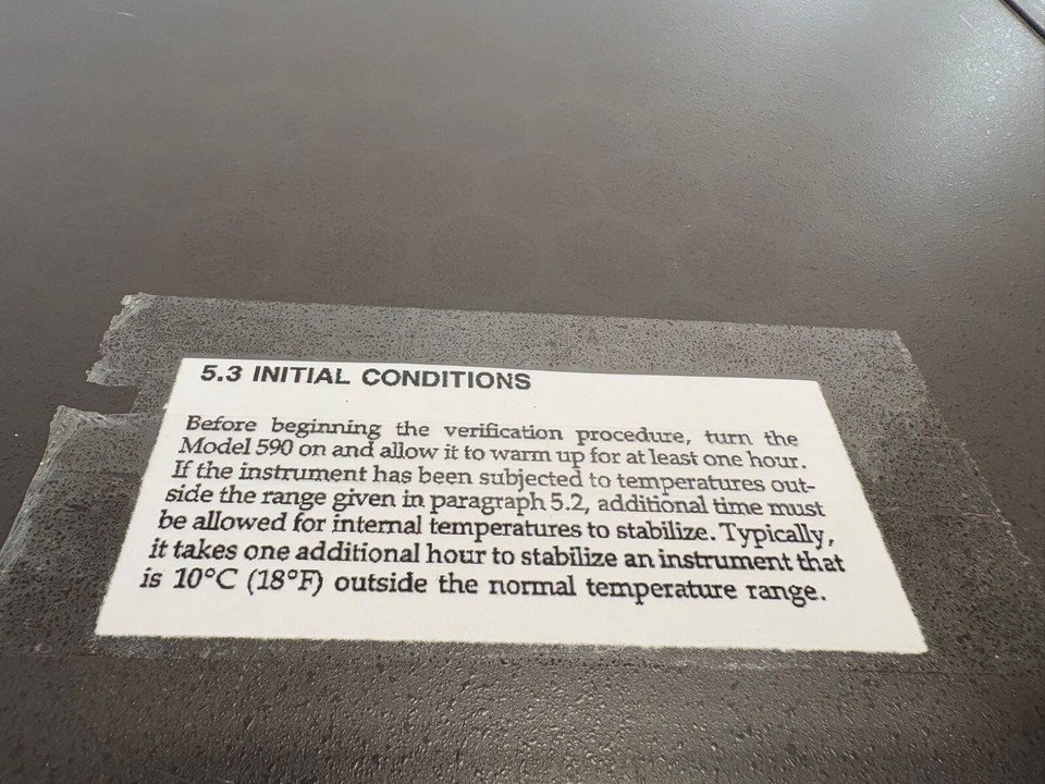 Keithley ValueTronics 590 CV Capacitance Voltage Analyzer 0547891 | eBay