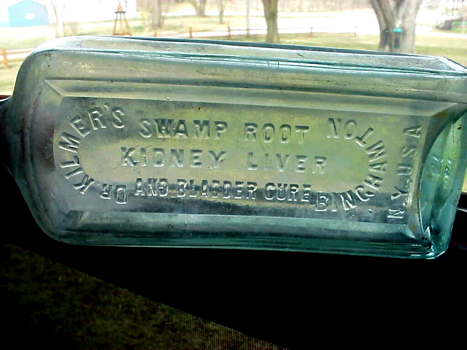 ANTIQUE GLASS DR. KILMMER'S SWAMP ROOT MEDICINE BOTTLE N.Y. USA. | eBay