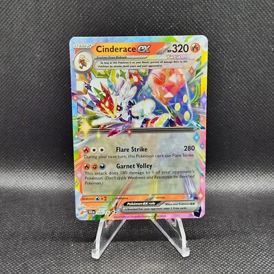 Cinderace ex #28 Pokemon Stellar Crown | eBay