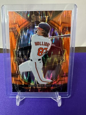 2023 Panini Select Jackson Holliday Concourse Orange Flash Prizm RC #39 Orioles | eBay
