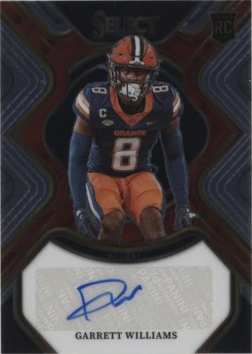 2023 Panini Select Draft Picks - Rookie Signatures Garrett Williams #RS ...